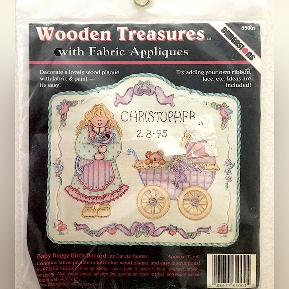 Dimensions | Office | Vintage Dimensions Wooden Treasures Fabric ...